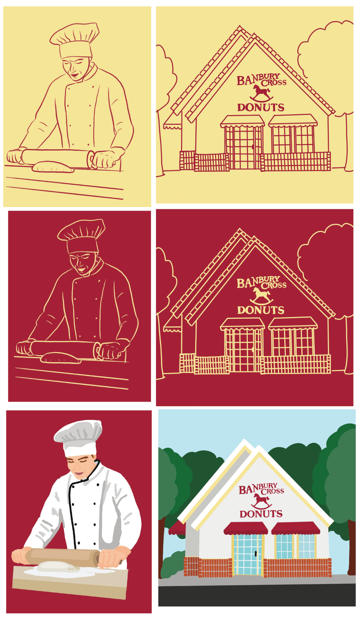 Banbury Cross Donuts Mural – Clever Christie